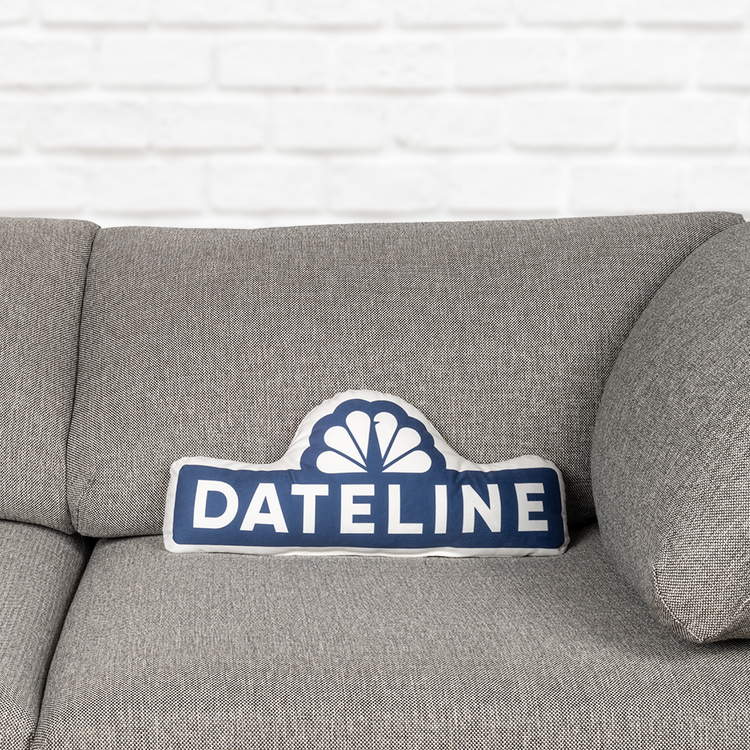 Dateline Logo Pillow
