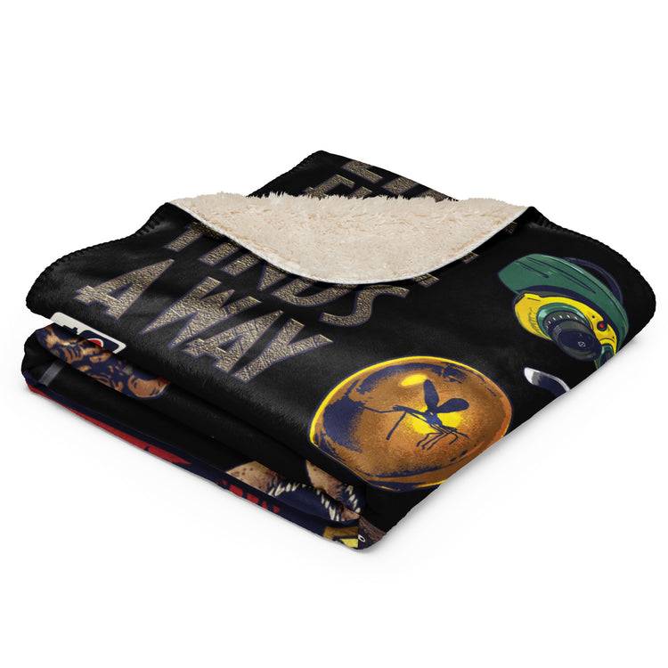 Jurassic Park Icons Sherpa Blanket