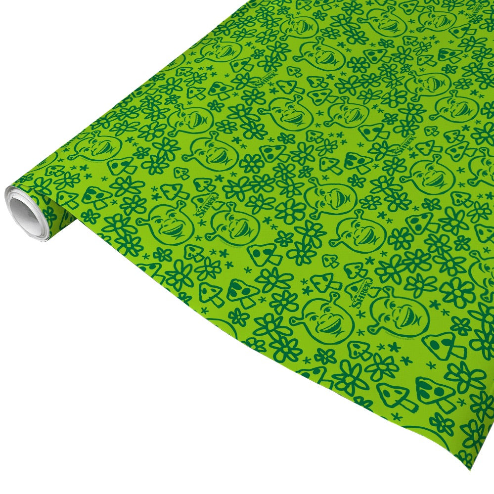 Shrek Greetings From Far Far Away Wrapping Paper