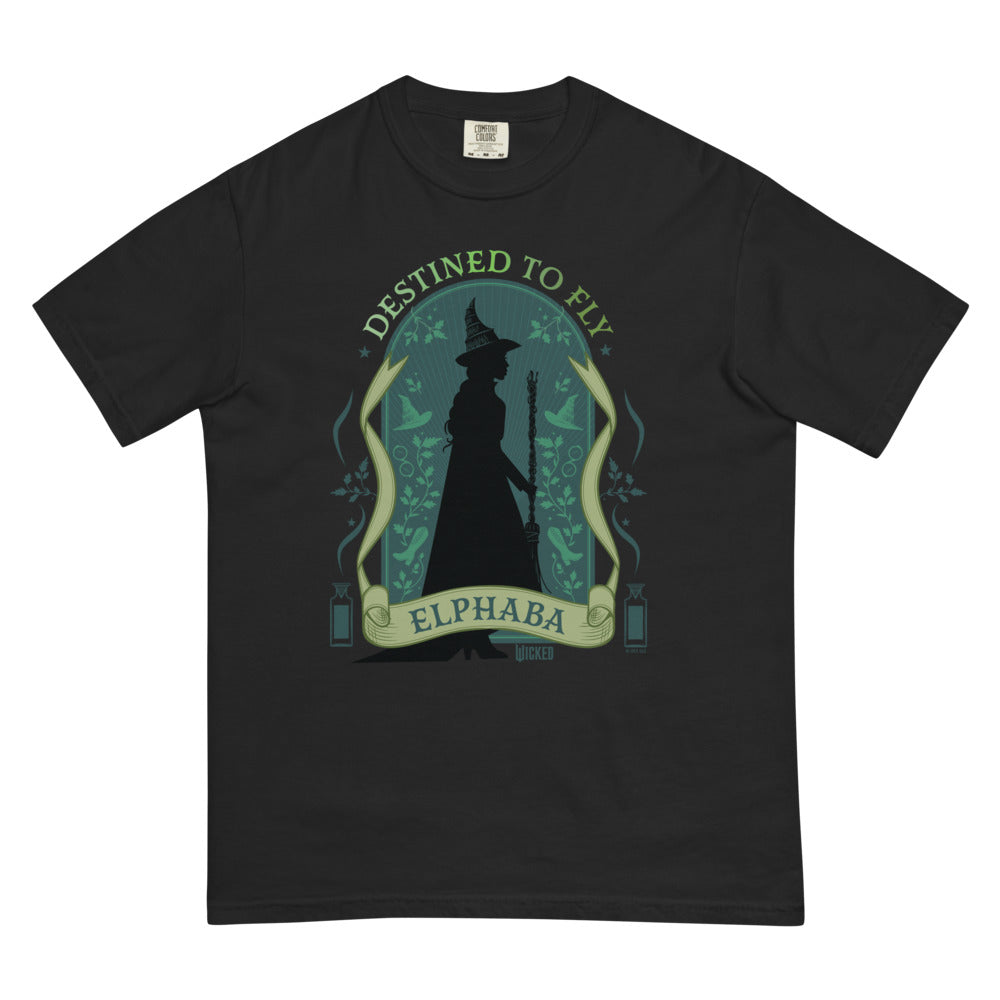 Wicked Enchanted Elements Destined To Fly Elphaba Comfort Colors T-Shi