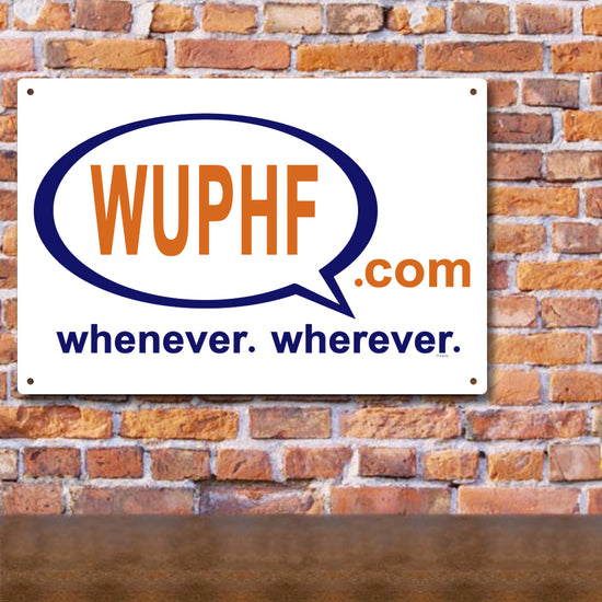 The Office WUPHF Metal Sign - 18 x 12