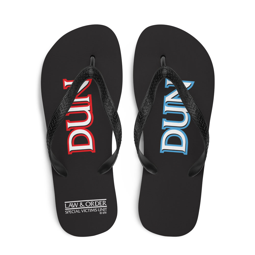 Law & Order: SVU Dun Dun Flip Flops