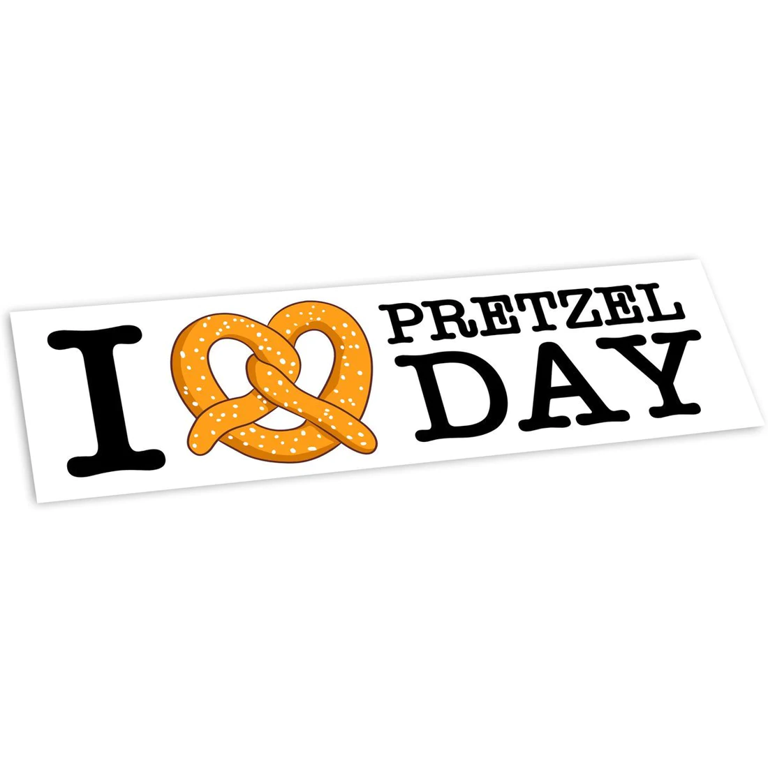The Office Pretzel Day Bumper Sticker