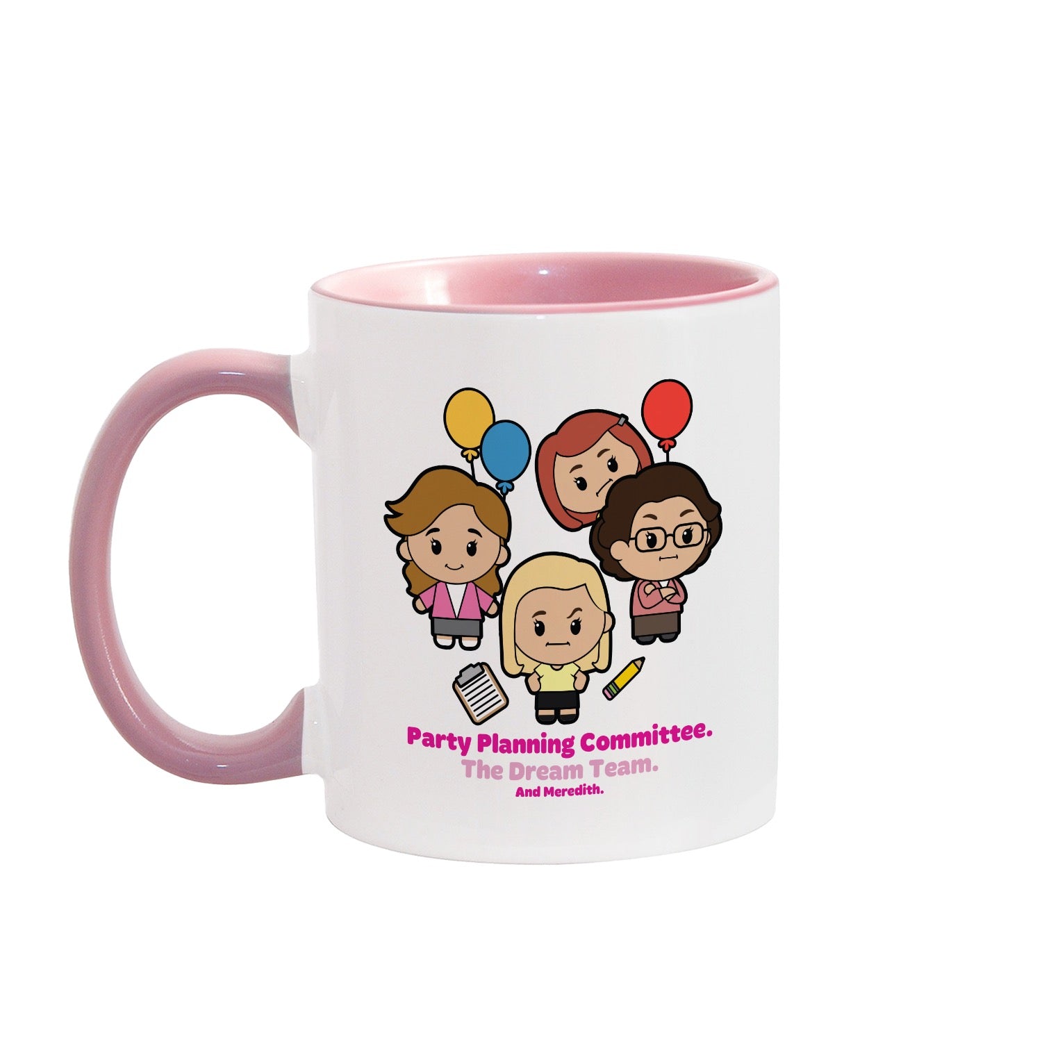 The Office Cute Party Planning Committee Two-Tone Mug