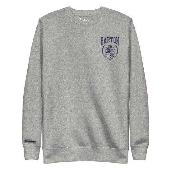 The Holdovers Barton Academy Crest Embroidered Unisex Crewneck Sweatshirt