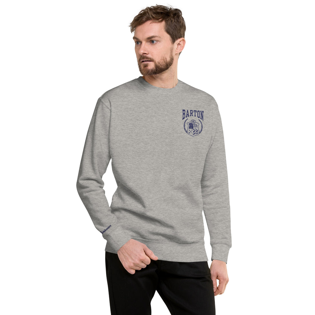 The Holdovers Barton Academy Crest Embroidered Unisex Crewneck ...