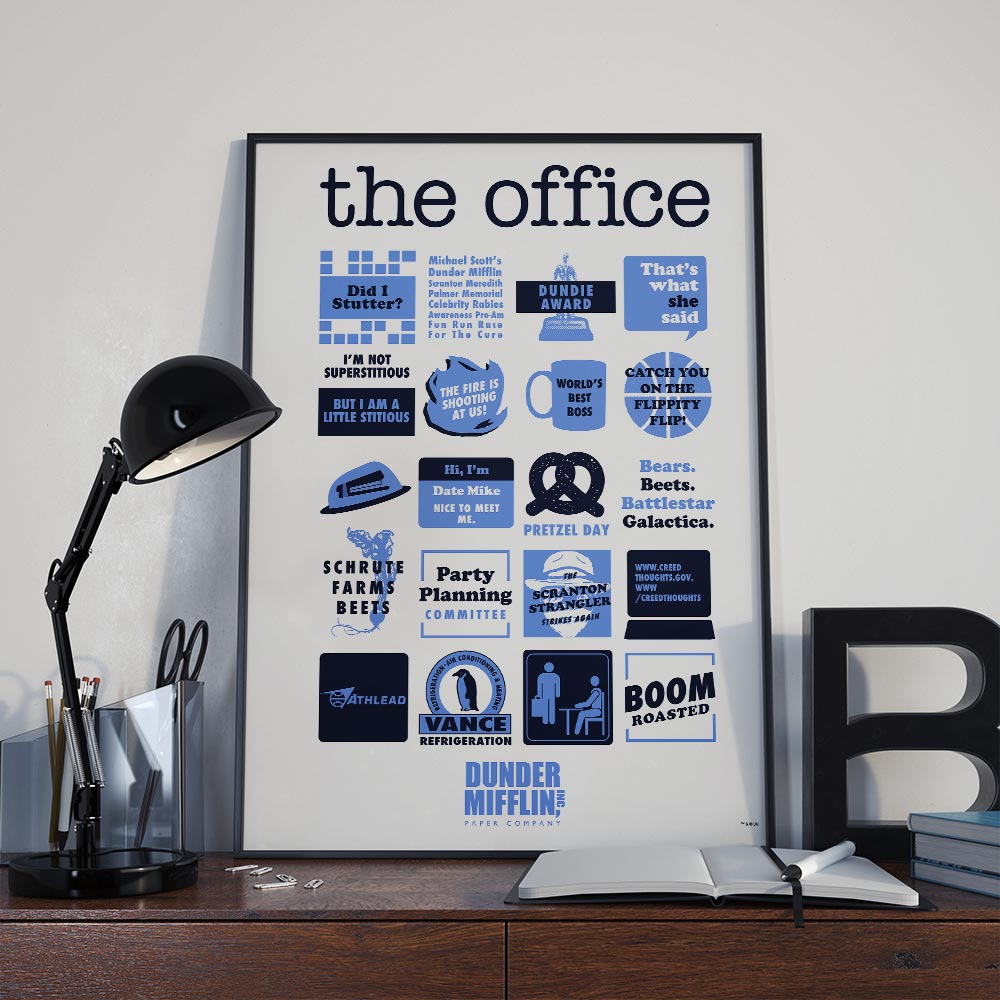 Office Show Quotes Funny TV Show Quotes Posters And Prints Office Wall