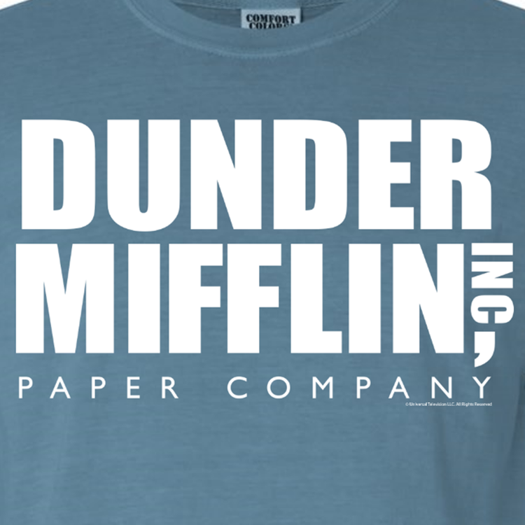 The Office Dunder Mifflin Oversized Logo T-Shirt – NBC Store