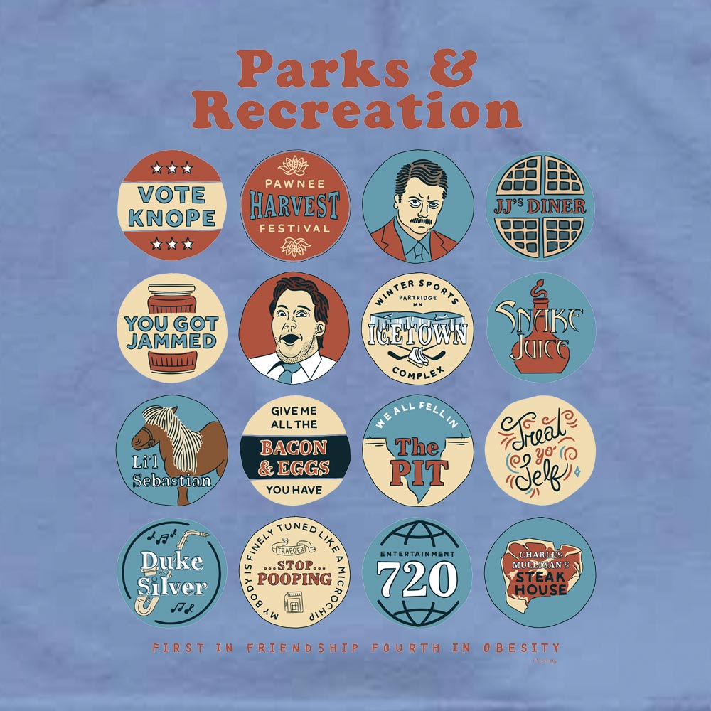 Parks and Recreation Quote Mash-Up Short Sleeve T-Shirt – NBC Store